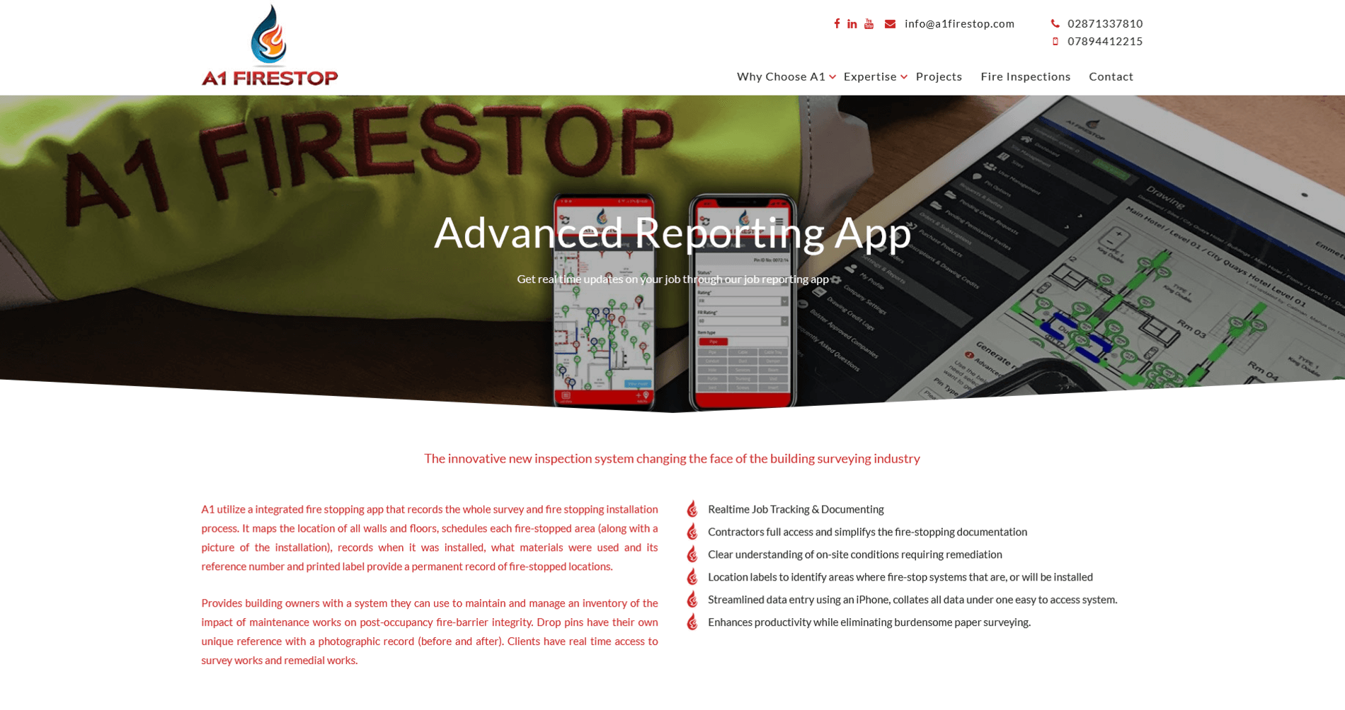 A1 Firestop | D4 Webdesign